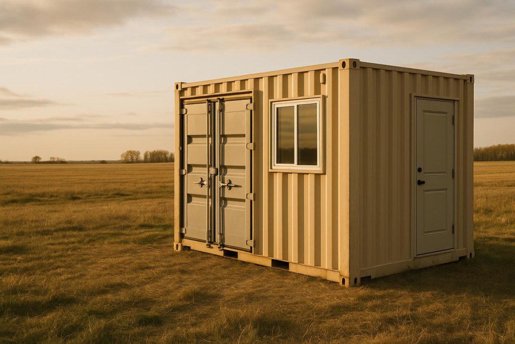 What types of goods can be safely stored in a modified shipping ...